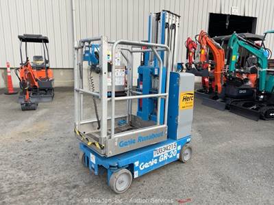 2021 Genie GR-20 20' Electric Vertical Mast Lift Man Aerial Platform ...