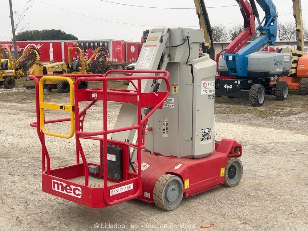 2023 MEC MME30-RJ 30' Electric Vertical Rotating Mast Lift Man Aerial ...