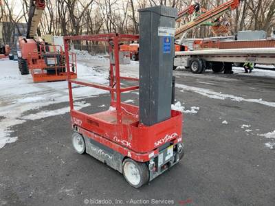 2016 Skyjack SJ12 12' Electric Vertical Mast Lift Personnel Man Aerial ...