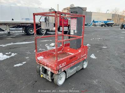 2016 Skyjack SJ12 12' Electric Vertical Mast Lift Personnel Man Aerial ...