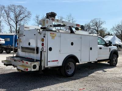 2018 Ford F550 11' Service Body Mechanics Truck Welder Compressor Crane ...