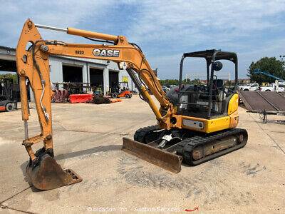 2017 Case CX55B Mini Excavator Rubber Tracks Backhoe Diesel 2 Speed For ...