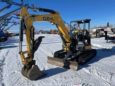 2016 Gehl Z45 Mini Excavator Rubber Tracks Backhoe Hydraulic Thumb H/Q ...
