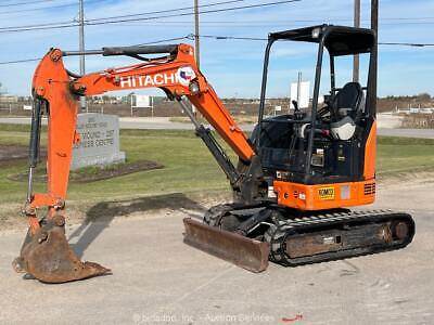 2018 Hitachi ZX 26 U-5 Mini Excavator Rubber Tracks Trackhoe Dozer ...