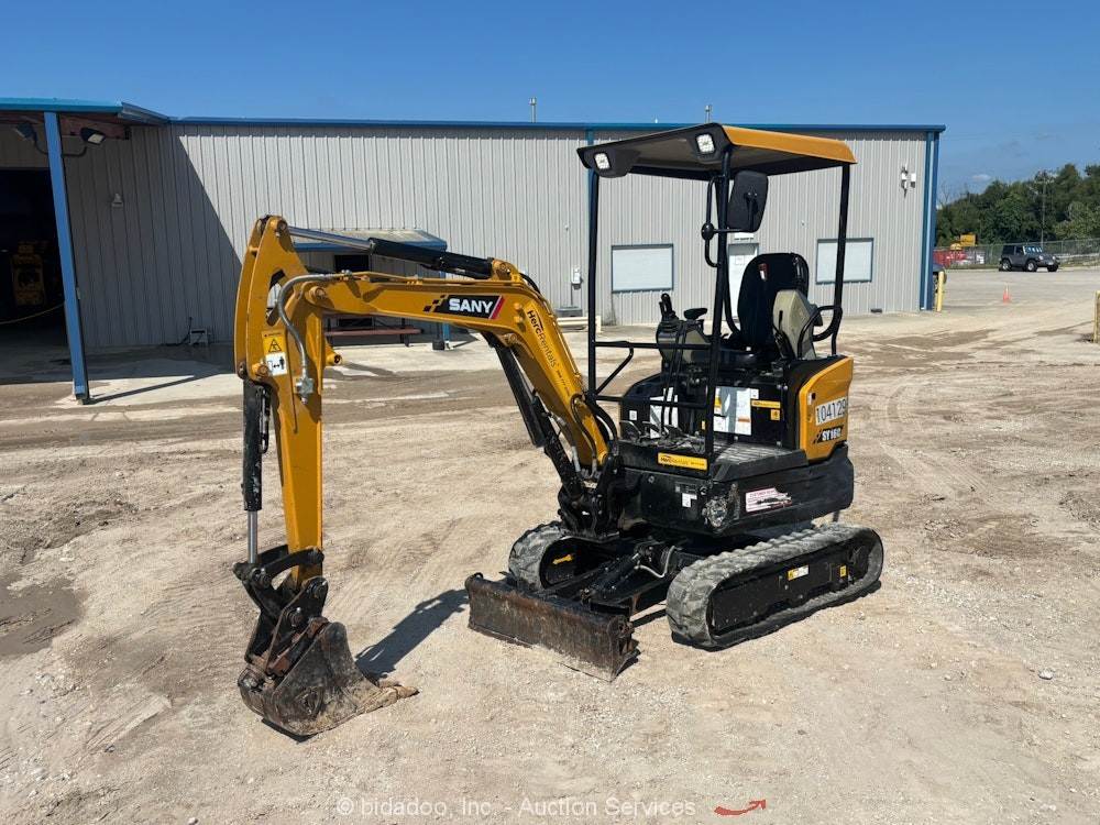 2023 Sany SY16C Hydraulic Mini Excavator Rubber Tracks Backhoe Aux Hyd ...