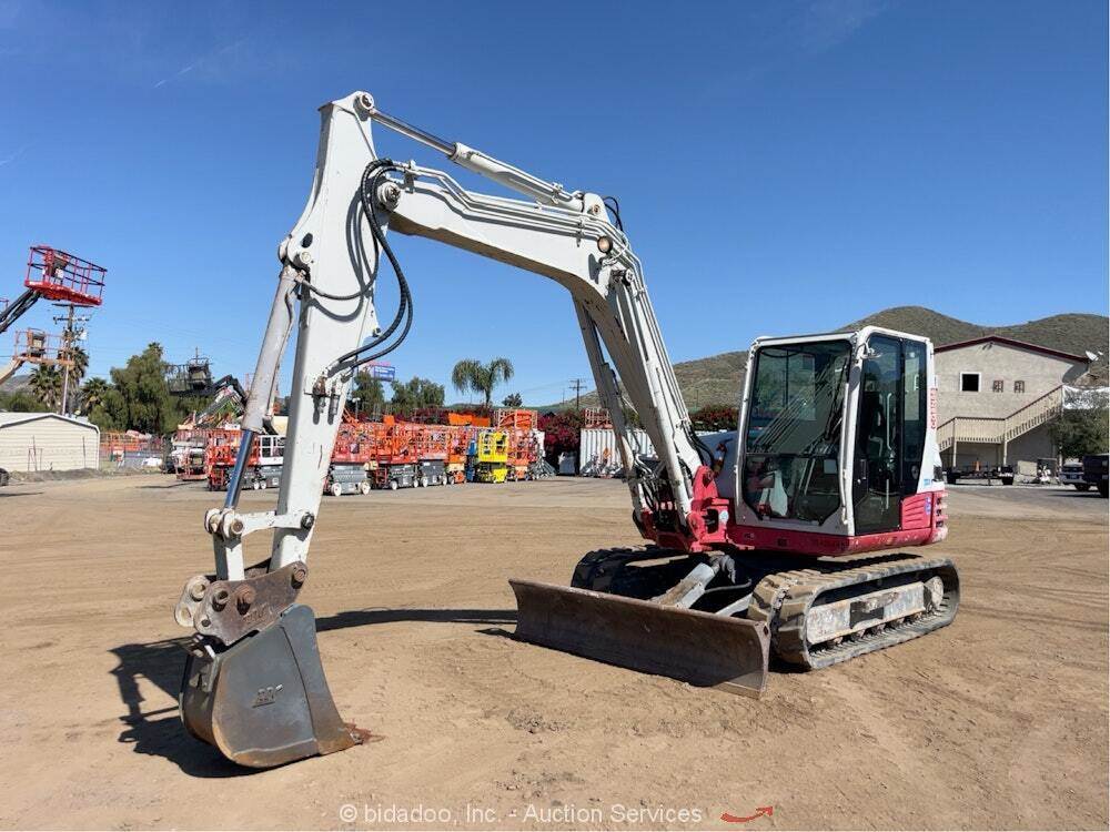 2016 Takeuchi TB290 Hydraulic Mini Excavator Backhoe Cab Aux 18" Bucket ...