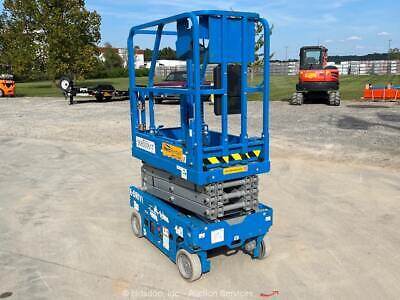 2019 Genie GS-1330M 13' Electric Scissor Lift Man Aerial Platform MEWP ...