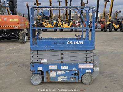 2019 Genie GS-1930 19' Electric Scissor Lift Man Aerial Platform ...