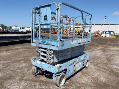 2013 Genie GS-2646 26' Electric Scissor Lift Man Aerial Platform 24 ...