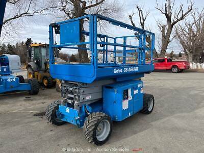 2013 Genie GS2669 RT 26' 4WD Diesel Rough Terrain Scissor Lift Aerial ...