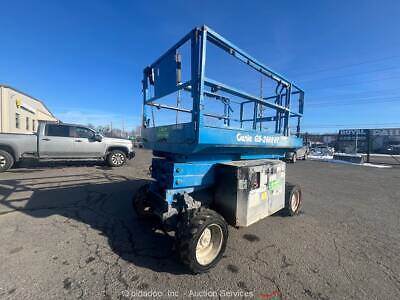 2014 Genie GS-2669 RT 26' 4WD Diesel Rough Terrain Scissor Lift Manlift ...