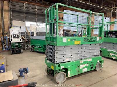 2012 Genie GS-3232 32' Electric 24v Scissor Man Lift Aerial Platform ...