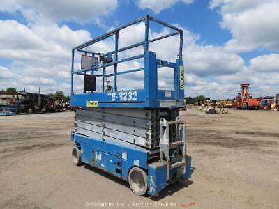 2016 Genie GS-3232 32' Electric Scissor Lift Man Aerial Platform Ext ...
