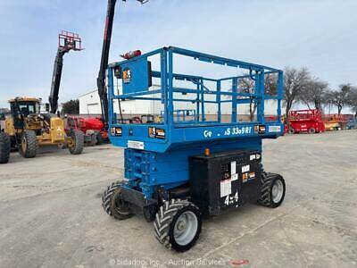 2015 Genie GS-3369 RT 33' 4WD Diesel Rough Terrain Scissor Lift Man For ...