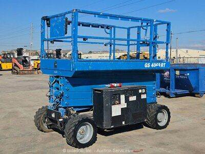 2014 Genie GS-4069 RT 40' 4WD Diesel Rough Terrain Scissor Lift -Repair ...