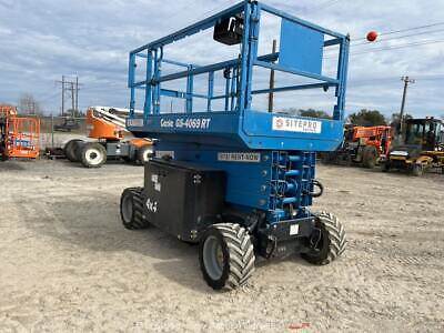 2016 Genie GS-4069 RT 40’ 4WD Diesel Rough Terrain Scissor Lift Man For ...