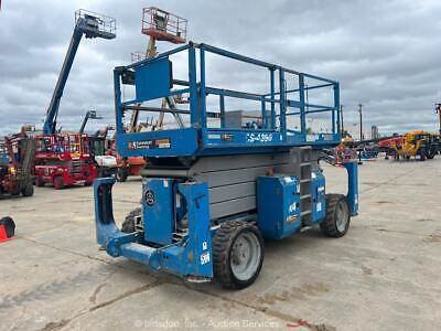 2013 Genie GS-4390 RT 43' 4WD Diesel Rough Terrain Scissor Lift Man For ...