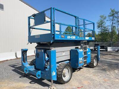 2014 Genie GS-4390 RT 43' 4WD Diesel Rough Terrain Scissor Lift Man For ...