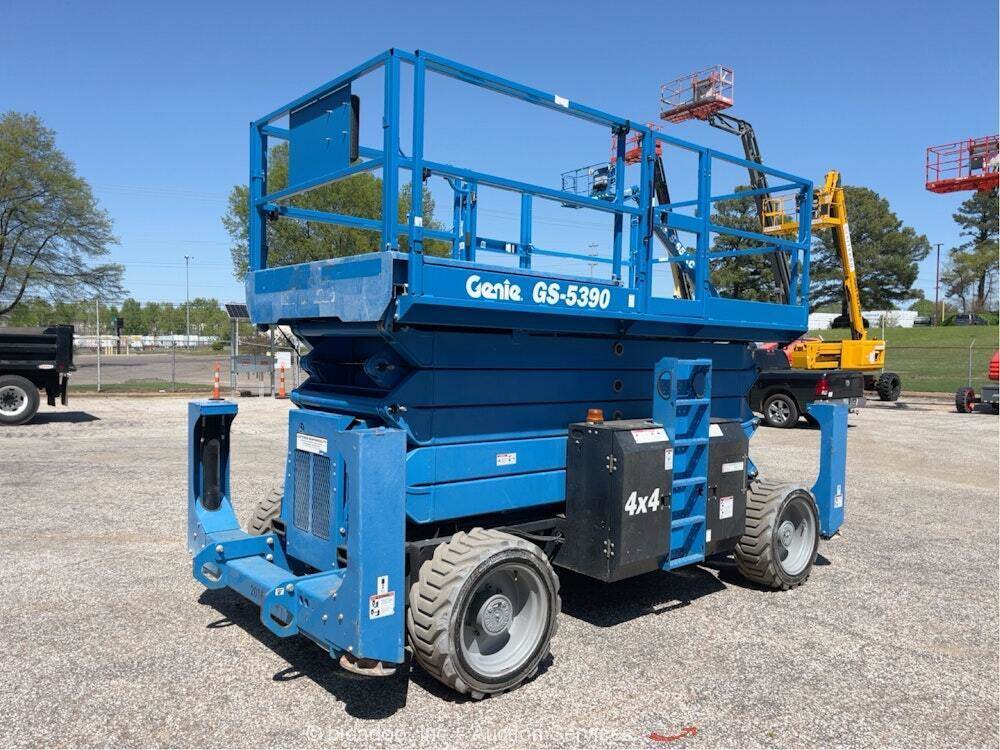 2017 Genie GS5390 53’ 4WD Rough Terrain Scissor Lift Man Aerial ...