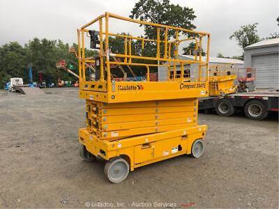 2017 Haulotte 3947E 39' Electric Scissor Lift Man Aerial Work Platform For Sale | Agawam, MA ...