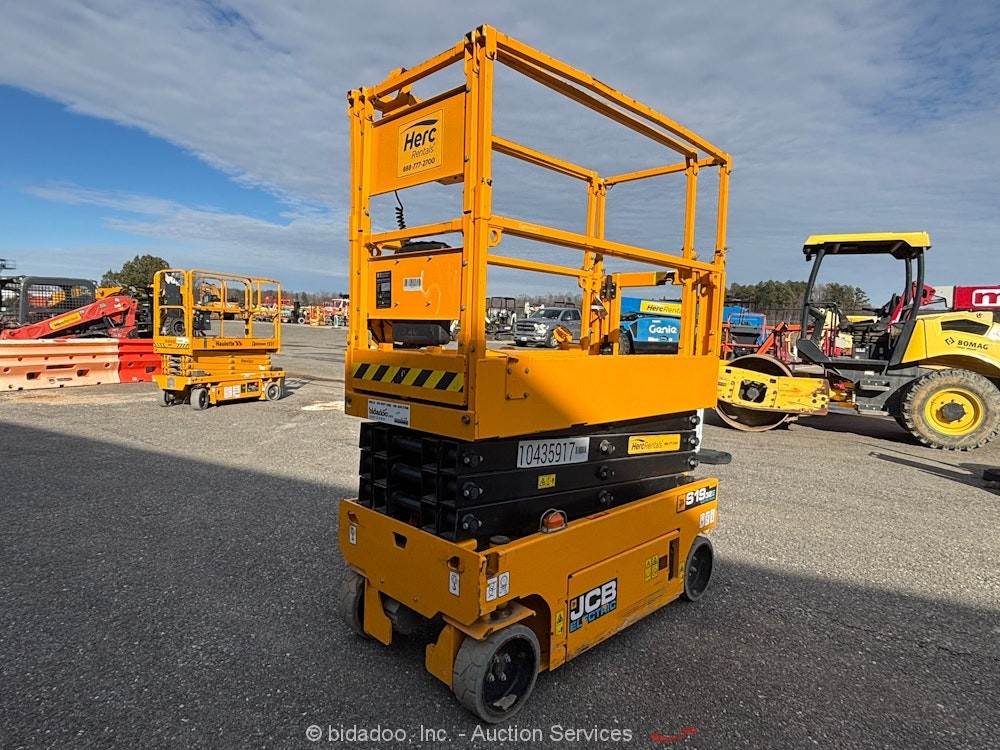 2024 JCB S1932EDRV 19' Electric Scissor Lift Man Aerial Platform -Parts ...