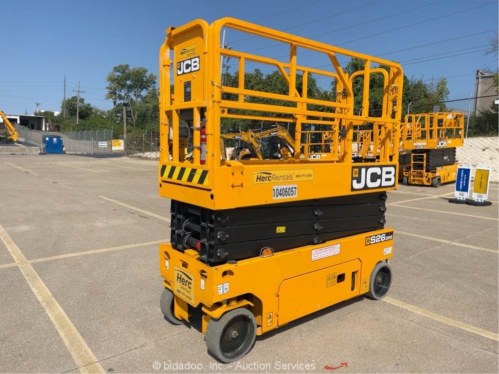 2022 JCB S2632E 26' Electric Scissor Lift Man Aerial Platform Manlift ...