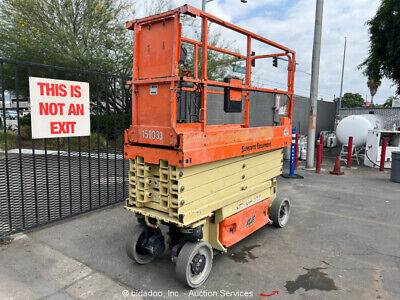 2015 JLG 2632ES 26' Electric 24V Scissor Lift Man Aerial Work Platform ...