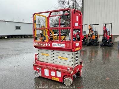 2020 MEC Micro19 19' Electric Scissor Lift Man Aerial Work Manlift ...