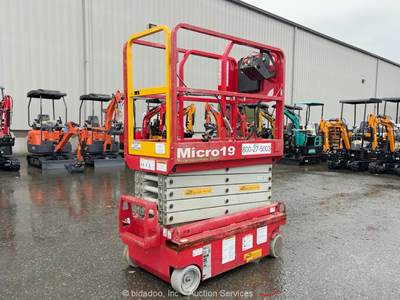 2020 MEC Micro19 19' Electric Scissor Lift Man Aerial Work Manlift ...