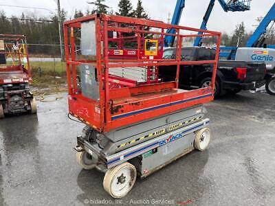 2012 Skyjack SJ3220 20' Electric Scissor Lift Man Aerial Platform MEWP ...