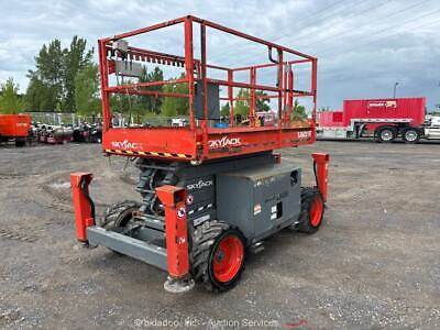 2019 Skyjack SJ6832 RT 32' 4WD Diesel Rough Terrain Scissor Lift Man ...