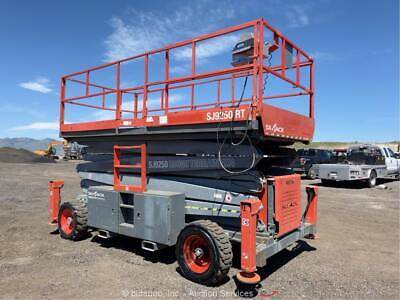 2013 Skyjack SJ9250RT 50' 4x4 Dual Fuel Rough Terrain Scissor Lift Man ...
