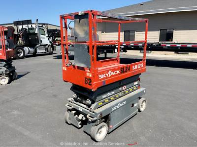 2014 Skyjack SJIII-3219 19' Electric Scissor Lift Man Aerial Platform ...
