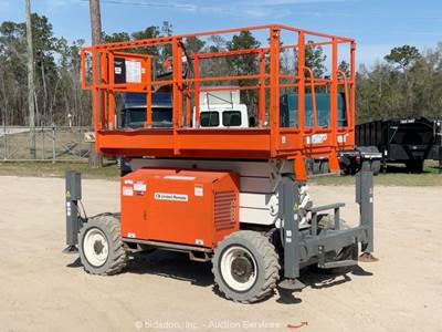 2018 Snorkel S2770RT 27' 4WD Diesel Rough Terrain Scissor Lift Man ...