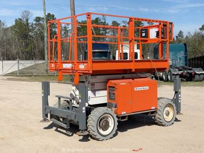 2018 Snorkel S2770RT 27' 4WD Diesel Rough Terrain Scissor Lift Man ...
