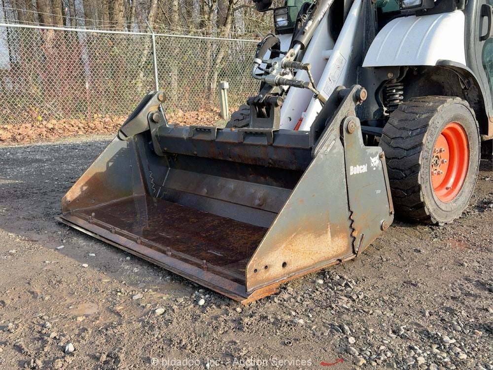 Bobcat 62 Combo Bucket 4 in 1 Skid Steer Bucket Blade Grapple ...
