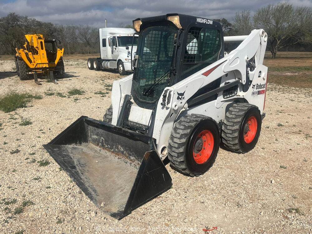 2018 Bobcat S740 Skid Steer Heated Cab Wheel Loader Bucket A/C Aux Hyd ...