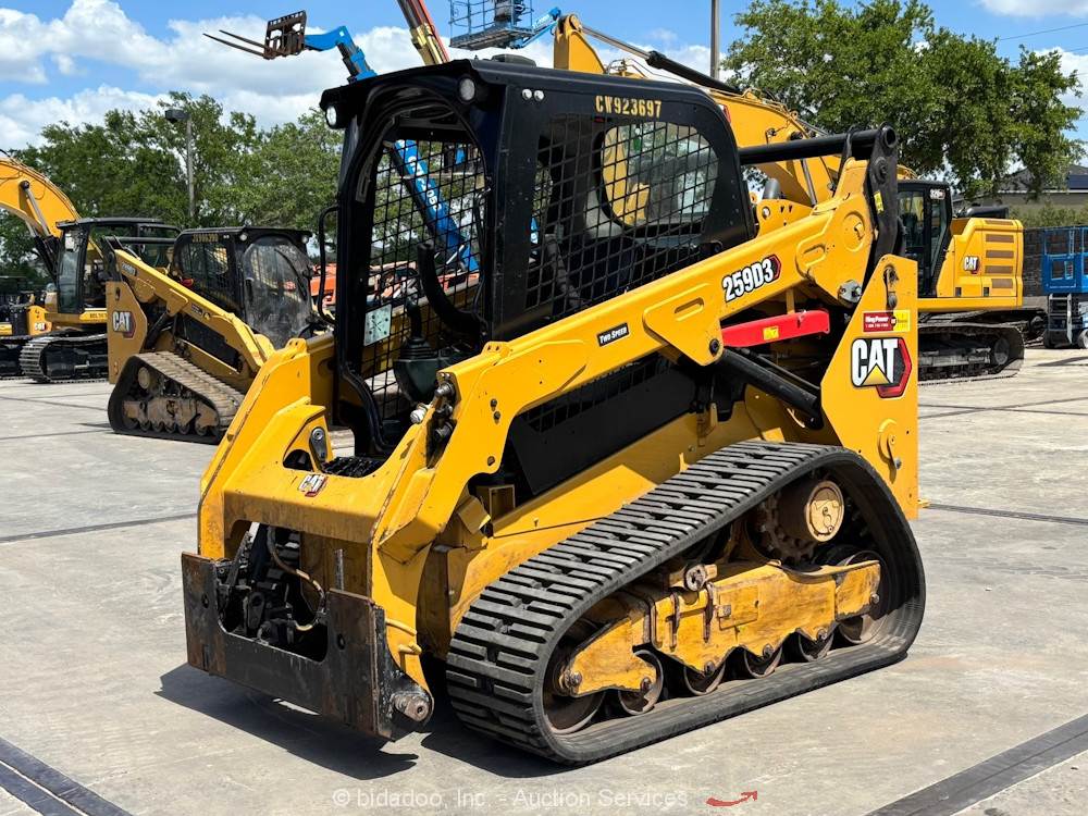 2023 Caterpillar 259D3 Skid Steer Track Loader Crawler Aux Hyd 2 Speed ...
