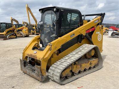 2020 Caterpillar 299D3 Skid Steer Track Loader Crawler Cab Q/C Aux Hyd ...