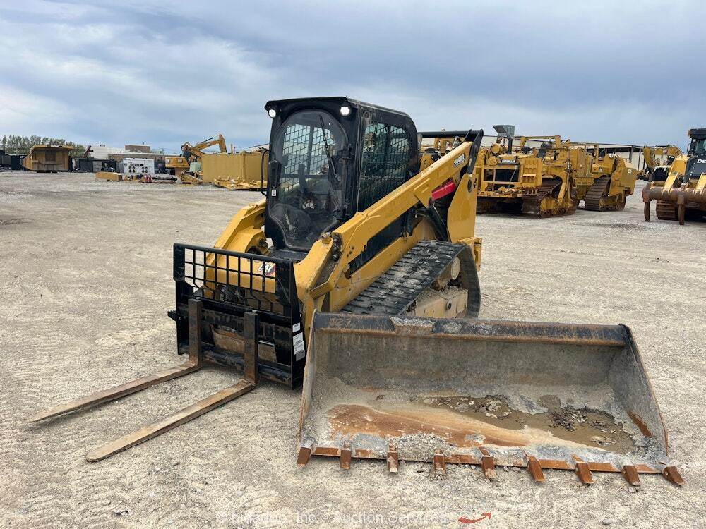 2021 Caterpillar 299D3 Skid Steer Track Loader Crawler Cab Bucket Forks ...