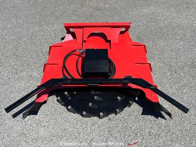 GIYI 56" Disc Mulcher Hydraulic Skid Steer Attachment bidadoo -New For ...