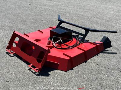 GIYI 56" Disc Mulcher Hydraulic Skid Steer Attachment bidadoo -New For ...