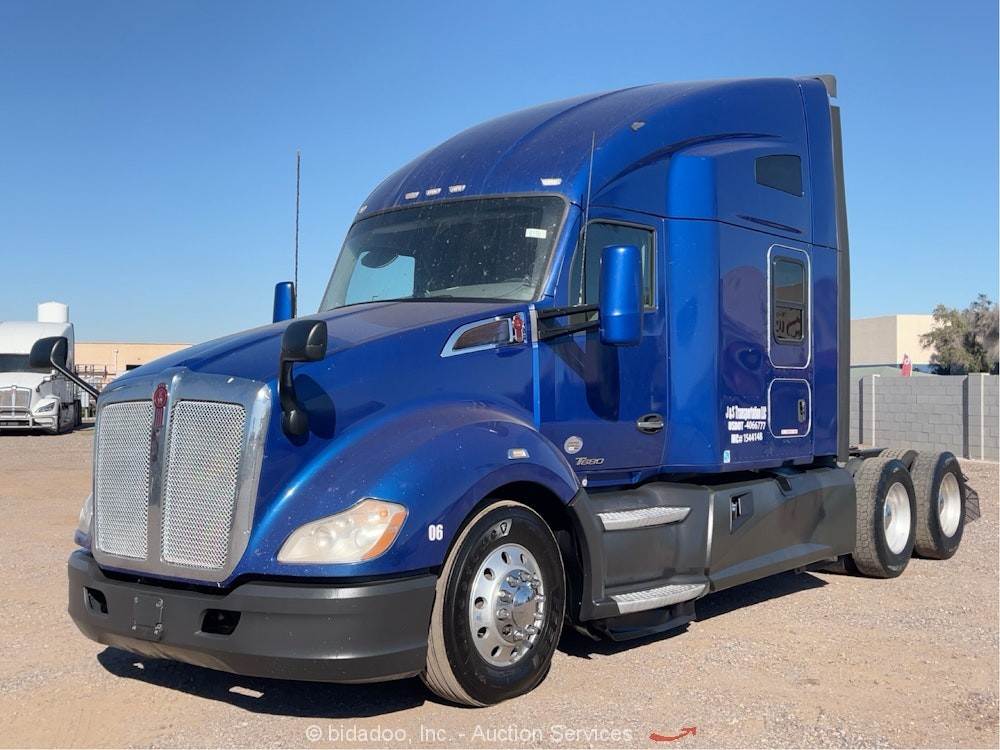 2019 Kenworth T680 T/A High Roof Sleeper Semi Truck Tractor Paccar A/T ...