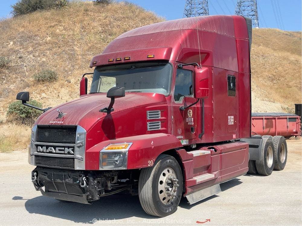 2019 Mack Anthem T/A High Roof Sleeper Semi Truck Tractor MP8 APU A/T ...