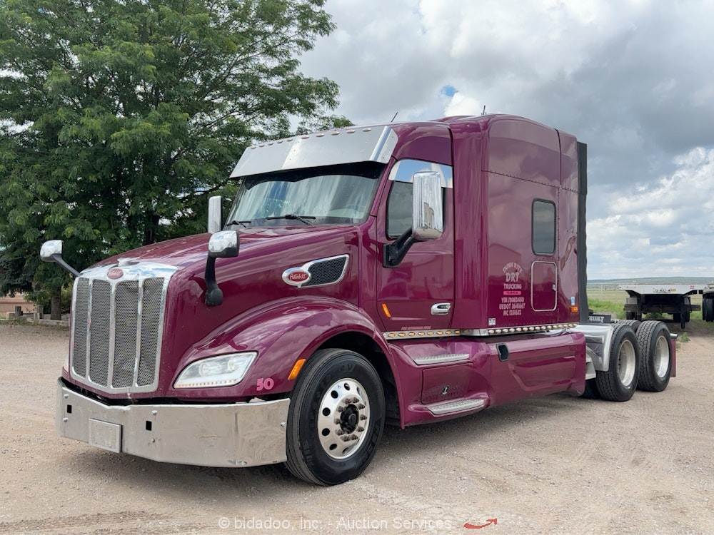 2018 Peterbilt 579 T/A High Roof Sleeper Truck Tractor Cummins X15 M/T ...