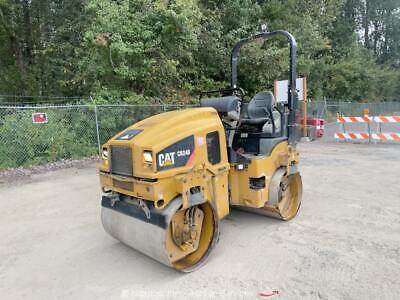 2014 Caterpillar CB24B 47" Smooth Double Drum Vibratory Roller ...