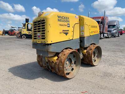 2019 Wacker Neuson RTSC3 Vibratory Trench Double Drum Roller Compactor ...