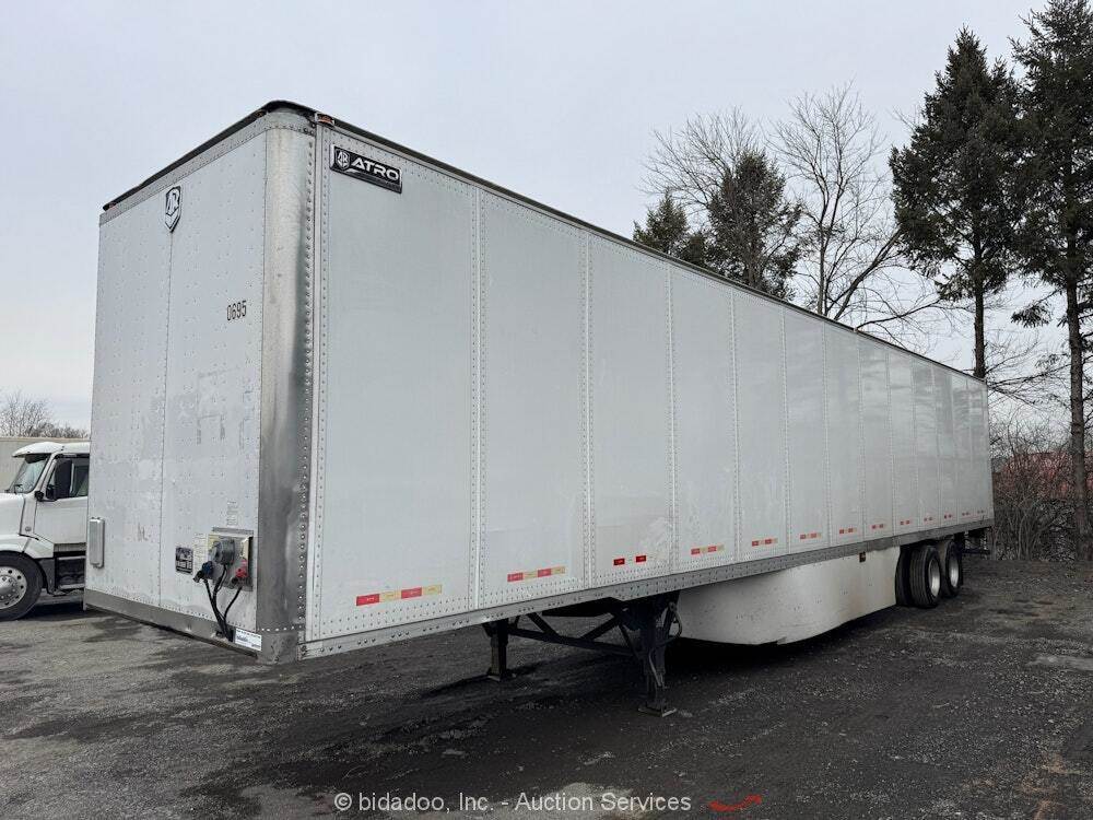 2023 Atro 53' T/A Dry Van Trailer Enclosed Cargo Box Delivery Trailer ...