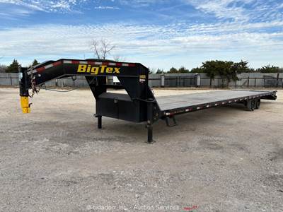 2025 Big Tex 14GN-40D5A 40' Gooseneck Stakebed Equipment Ramp Trailer ...