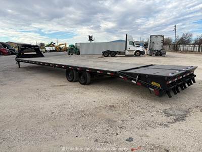 2025 Big Tex 14GN-40D5A 40' Gooseneck Stakebed Equipment Ramp Trailer ...